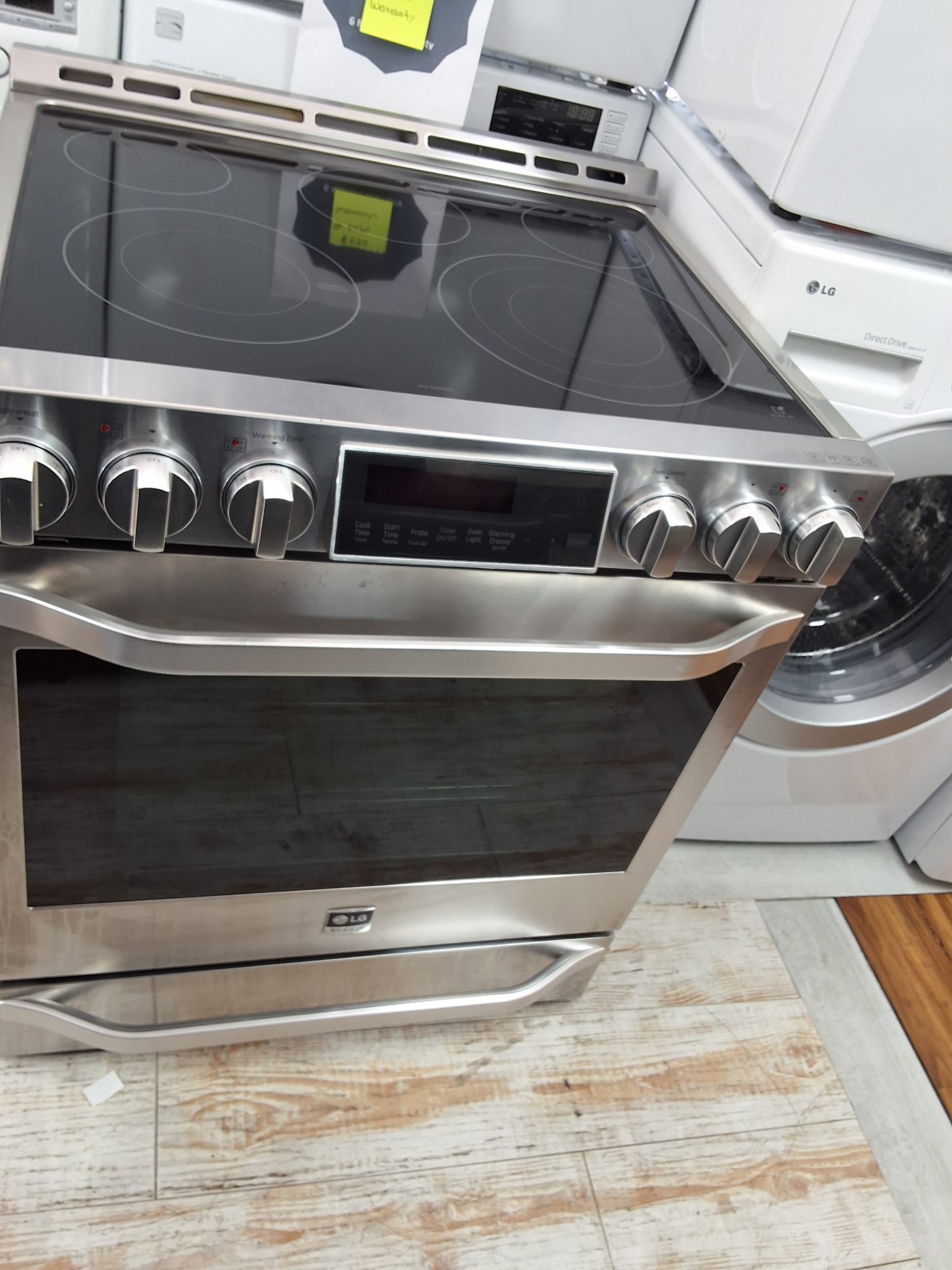 LG STUDIO InstaView Electric Slide-in Range with ProBake Convection and ...