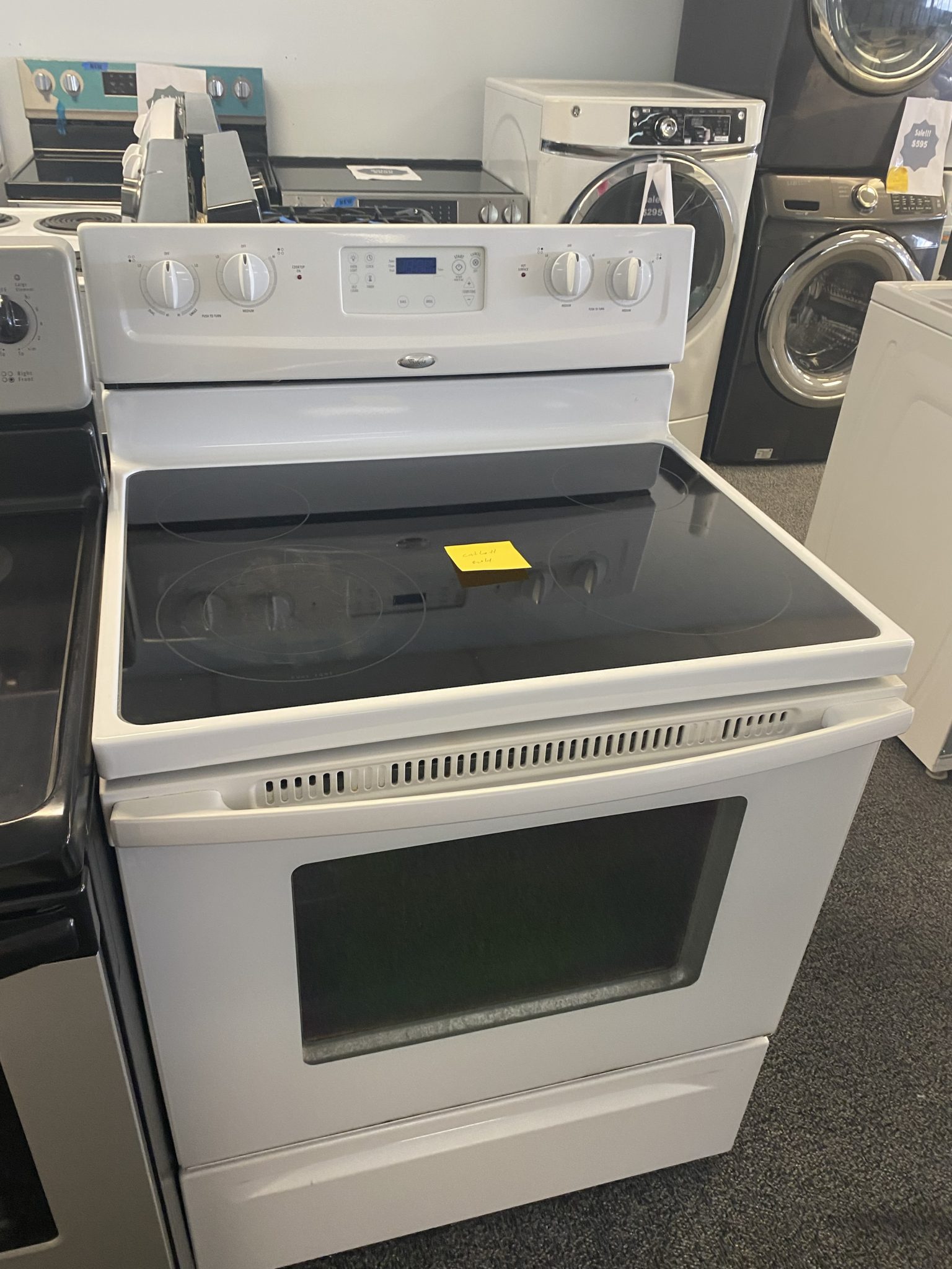 Whirlpool Glass top stove WFE361LVQ - Discount Appliances