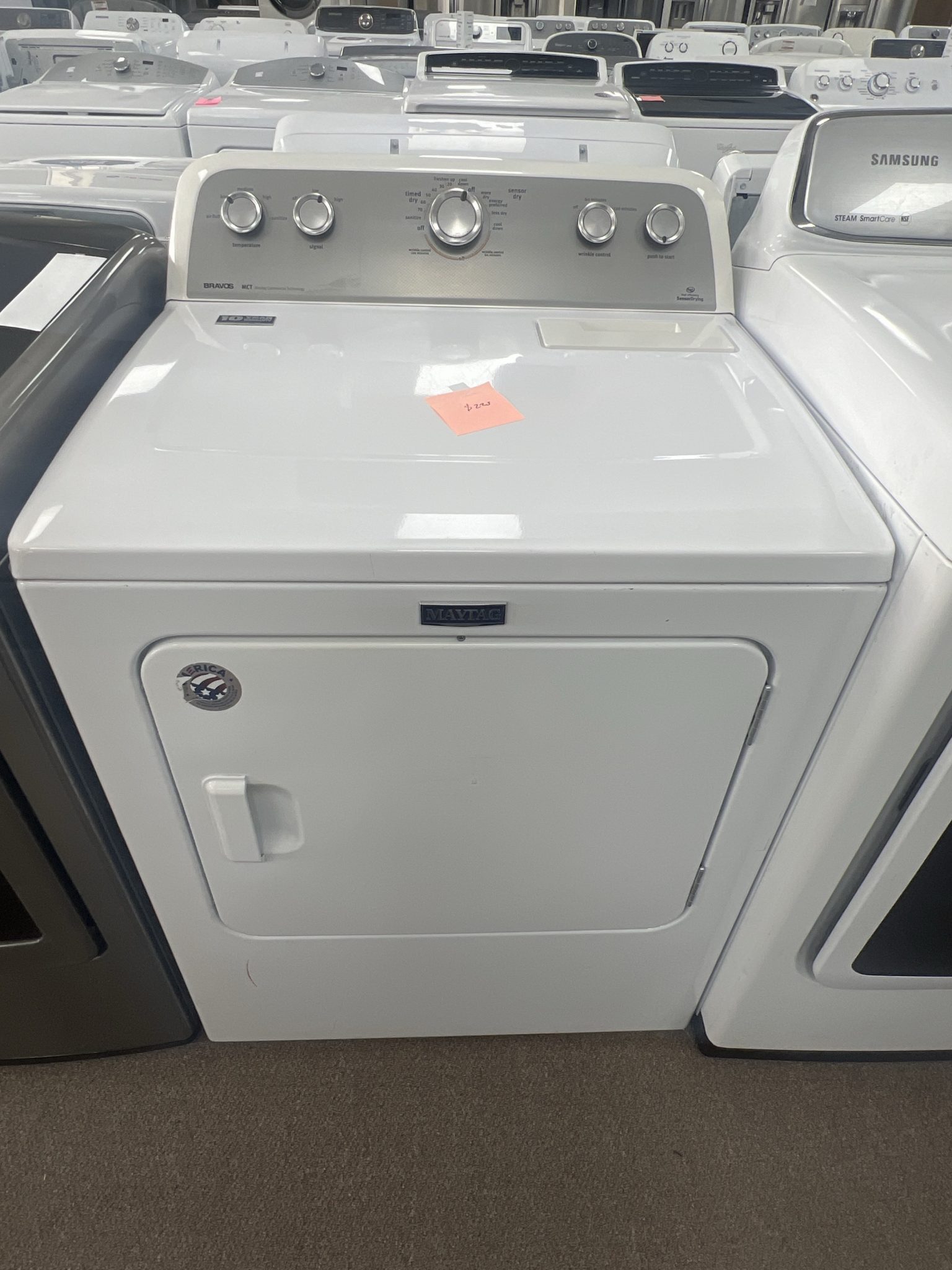 (USED) Maytag front load dryer medc465hw0 - Discount Appliances