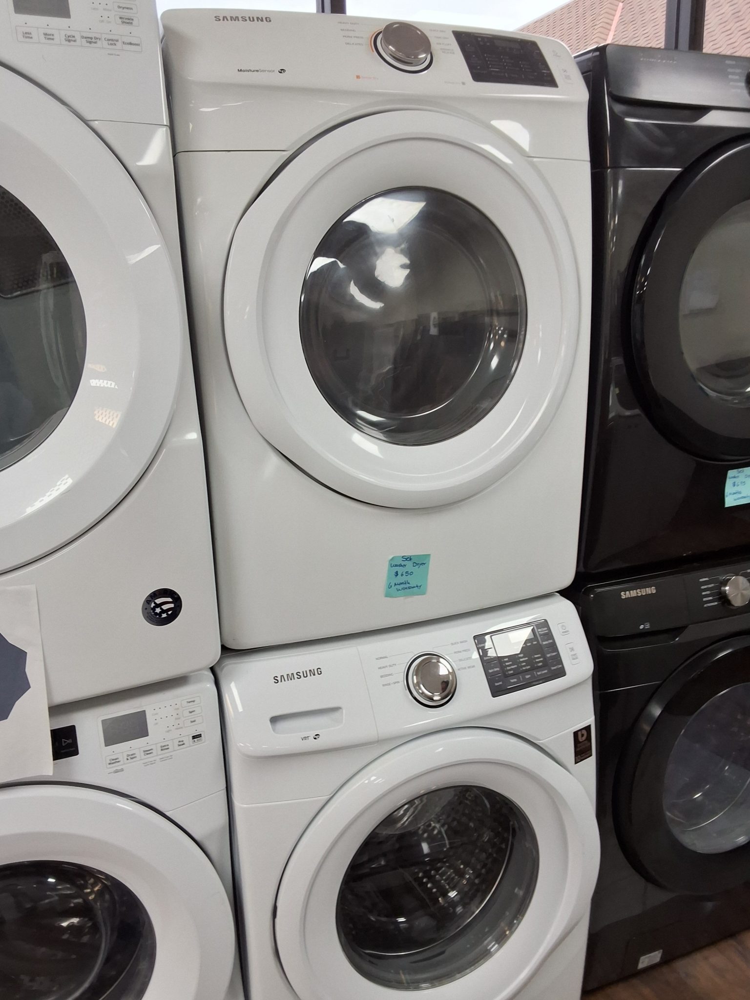 Set Samsung Front Load Washer WF42H5000AW/A2 And Dryer DVE42H5000EW/A3 ...