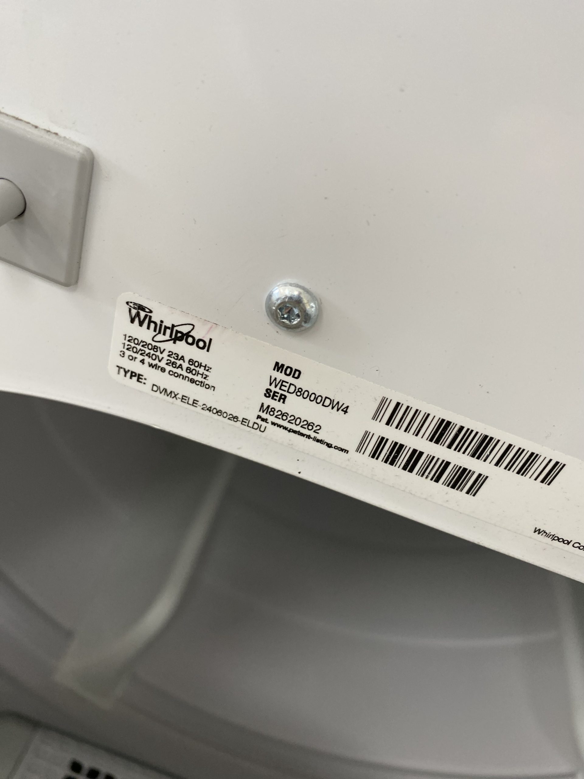 Whirlpool Top Load Washer WTW8000DW5 and Dryer WED8000DW4 - Discount ...